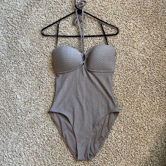 Trina Turk | Swim | Trina Turk Swim Spa Collection Beigetan One Piece ...